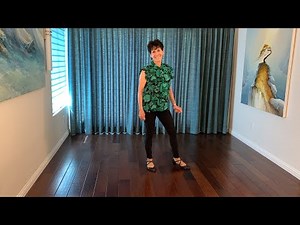 Things Change line dance demonstration and tutorial by Stephie