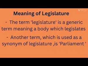 Legislature (Political Science)#legislature #parliament #politicalscience #study #law