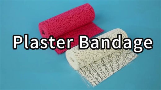 Medical Aid Plasters of Paris Gypsum Roll Pop Bandage Rolls Cast Bandage Orthopedic Plaster Cast Bandage