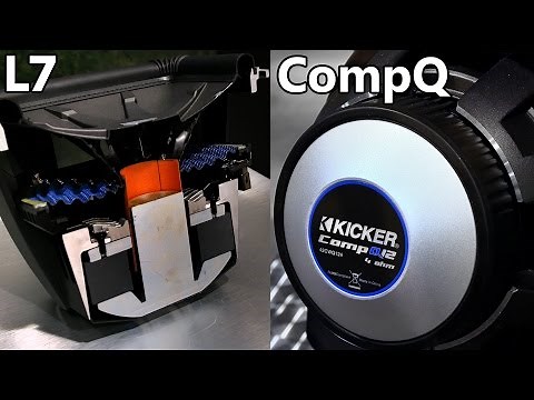 Kicker Q-Class Subwoofers: Kicker L7 vs Kicker CompQ