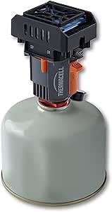Thermacell Backpacker Mosquito Repeller, Gen 1.0; Protects 15' Zone When Attached to Camp Fuel Canister; Includes Water-Resistant Bag and 3 Repellent Mats for 12 Hours of Relief; DEET-Free; 4 oz