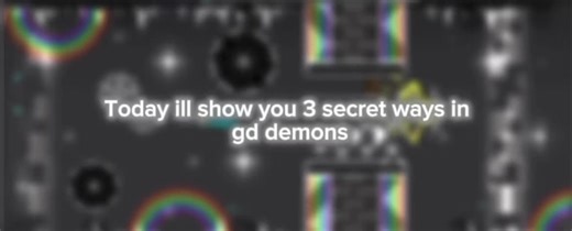 Hope this helps!!#gd #geometrydash #secret #way #demons | geometry dash