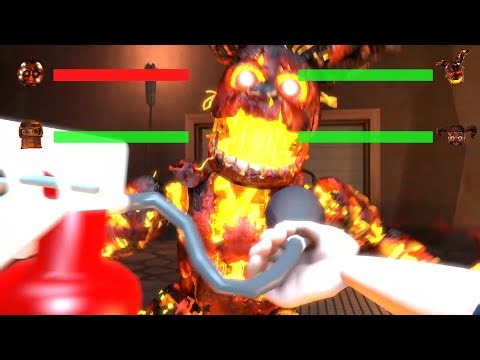 FNAF Counter Jumpscares WITH Heatwave Animatronics Healthbars