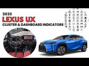 2025 Lexus Ux Cluster Display & Dashboard Warning Lights User Guide