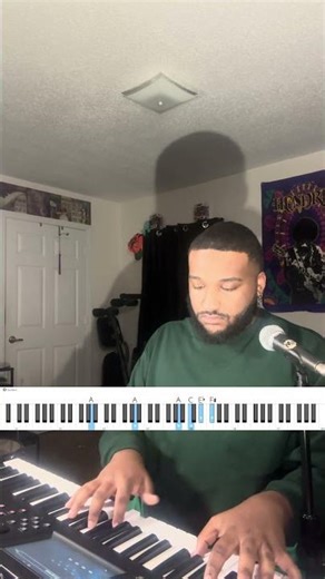 2-3-4-UP-5-6 in C# #piano #pianotutorial #praisebreak #church #ccm #cogic #shorts #praiseandworship