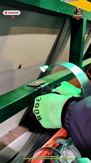 Making Pipe Clamps by Bending Metal Strips with a Bending Machine #constructiontools