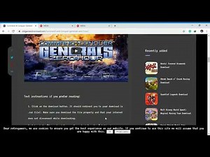 Cara download Command and conquer zero hour di window 10