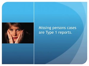 Video: Four Types of Police Reports