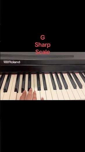 How to play G sharp scale