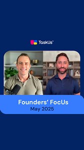 32K views · 95 reactions | In May’s episode of Founders' FocUs, Bryce and Jaspar give us a sneak peek of our new colorful sites in Latin America, and share updates about the NextGen Scholarship Program in the Philippines. They also discuss about the importance of wellness tools and resources as we commemorate Mental Health Awareness Month in May. | TaskUs | Facebook