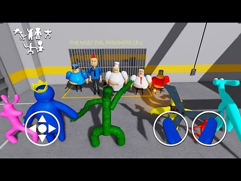 ALL RAINBOW FRIENDS SPEED RUN 2 SCARY OBBY: BARRY'S PRISON, GREAT SCHOOL