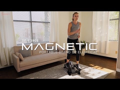 Sunny Health & Fitness SF-E3908 Portable Stand Up Elliptical
