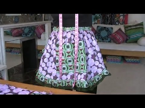 HOW TO MAKE AN APRON - easy sewing tutorial