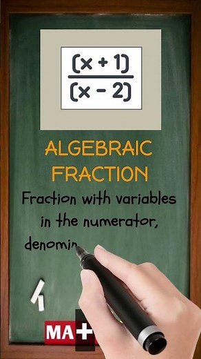 What is an Algebraic Fraction in Math? | Math Dictionary | MATHalino123