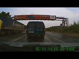 Auto crash ongelukken Rusland Dash Cam