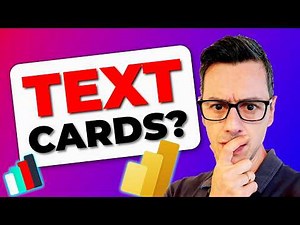 How To Add DYNAMIC Text in Power BI Reports Without Copilot!