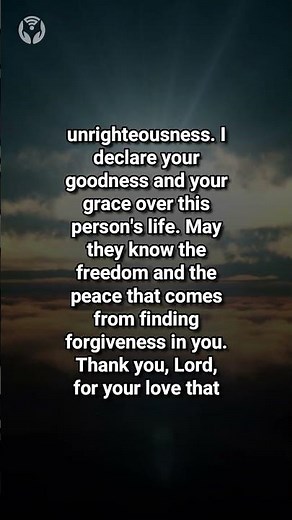 Finding Peace in God's Forgiveness - Prayer for Confession and Repentance