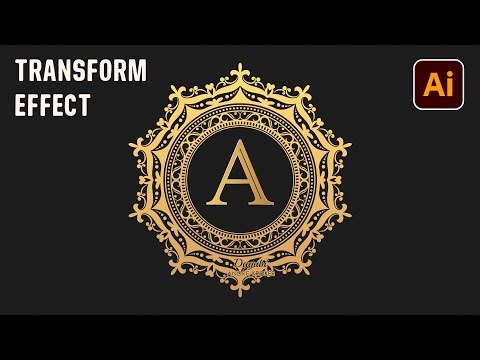 How I Design a VIP Royal Logo - Badge with the Transform Tool in Adobe Illustrator