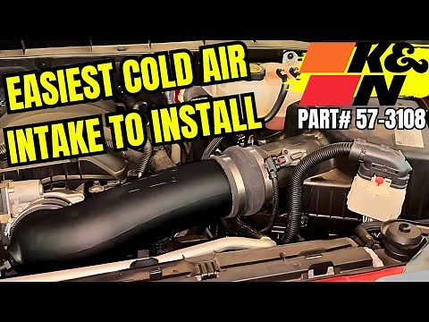 Easiest Cold Air Intake Install Ever! K&N for Chevy Silverado 5.3!