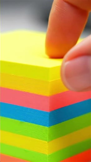 Sticky Note Picking ASMR — Satisfying 8s Tactile Sounds #asmr #satisfying