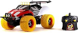 Jada Toys Disney Junior 1:14 Mickey Buggy RC Remote Control Car 2.4GHz, toys for kids and adults, black/red