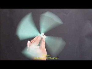 How to make origami windmill