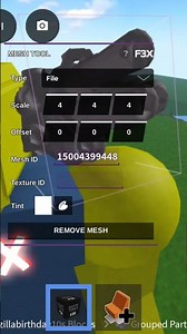 utcm grenade launcher mesh id #roblox #mesh #id