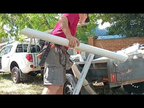 How to make and install a round downpipe