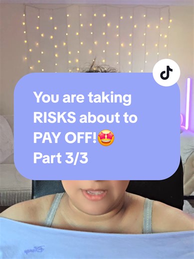 🩷Part 3/3...watch part 1 & 2 on my profile. 🔥Take that RISK...it's going to pay off...if you feel it INTUITIVLEY! ✨️Come join my Soul Collective - Click the Link 🔗 top of my page for deeper abundance activations to anchor you into this New YOU even faster. #spiritualentrepreneur #femaleentrepreneur #takingrisks #abundancemindset #tarotreading