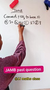 102K views · 1.1K reactions | Jamb past question. #viralfacebookreels #mathreels #mathtest | JJ maths class | Facebook