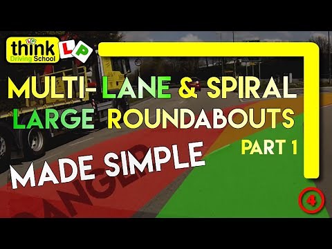 ROUNDABOUTS: How to deal with Spiral & Multi-lane Roundabouts Part 1 - Filmed in Basingstoke