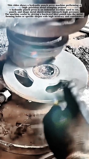 Heavy Duty Metal Stamping Process in Factory! #shorts