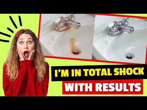 Say Goodbye to Rust Stains on Bathroom Fixtures! (Genius Cleaning Hack)