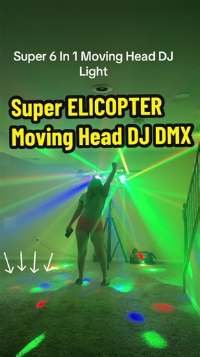 Super 6 In 1 Moving Head Dmx #tiktokshopholidayhaul #tiktokshopcreatorpicks #fyp #foryoupage #mobiledj