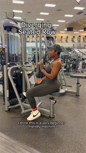 Priscilla Andrews on Instagram: "BACK EXERCISE: BEGINNER Beginner-friendly back day with a little razzle dazzle. This machine is perfect for learning control, building strength, and maintaining your form. ✨HAPPY TRAINING✨ All my programs & coaching linked in my bio. #BeginnerFriendlyWorkouts #BackWorkout #fitness"