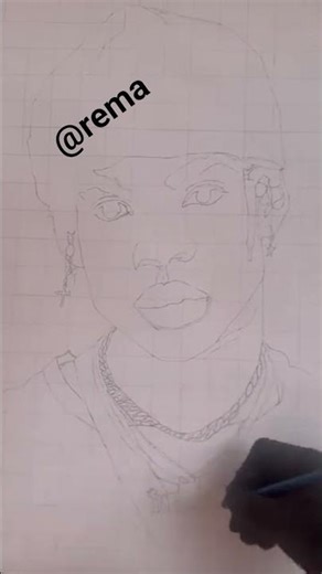 A realistic drawing of rema pls follow up realisticdrawingofrema #artist #kcart #artcommunity artco
