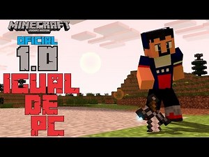 MINECRAFT PE 1.0 IGUAL AO DE PC | MCPE 1.0 | COMO BAIXAR, INSTALAR E CONFIGURAR 2017