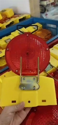 Solar Battery Powered Roadworks Traffic Barricade Caution Blinker Warning Light Construction Barricade Blinker Warning Lights