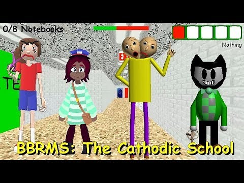 Baldi's basic random maps series: The Cathodic School map (Baldi's basic custom map)