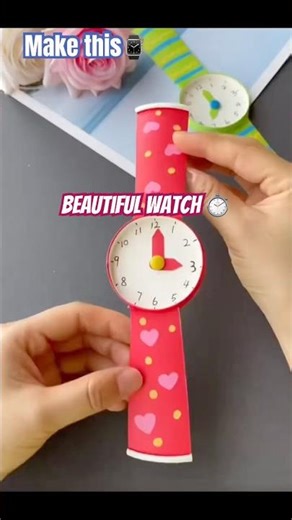 Make this watch for your young ones #watch #papercraft #handmade