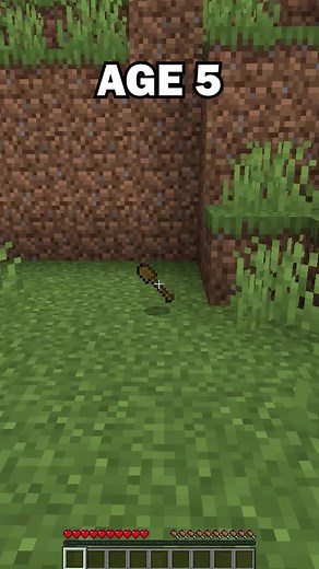 Bases at Different Ages (World's Smallest Violin) #minecraft #fypシ #fyp