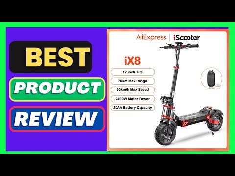 iScooter iX8 12 inch Electric Scooter 2400W Dual