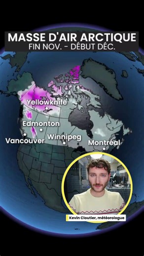 MétéoMédia | Préparez-vous : des températures sous les normales vont déferler d’un océan à l’autre et frapper le Québec vers la fin du mois de novembre.... | Instagram