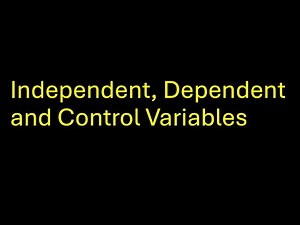 Independent, Dependent & Control Variables Explained Simply!