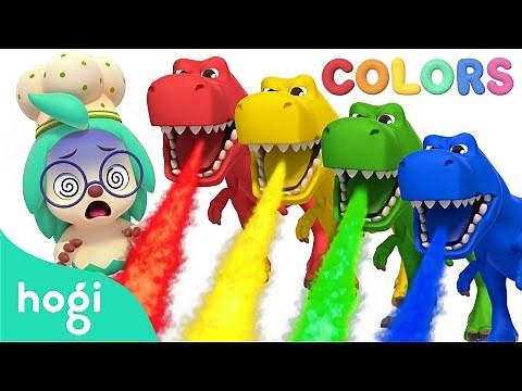 [NEW✨] 🦖 Learn Colors with Dinosaur Cooking 🍖 | Colors for Kids｜Hogi Colors｜Hogi Pinkfong
