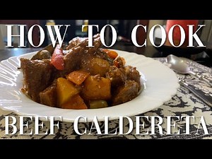 How to Cook Beef Caldereta | Easy Beef Caldereta | ChefJ Kitchen N Tours