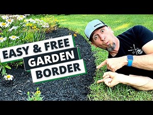 Flower Garden Edging - Easy and FREE