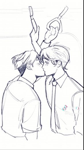 weatherman x cop [oc couple] — 🦋 #originalcharacters #bl #timelapseart #lineart #arttok #artistontiktok #artist #speedpaint #doodle #sketch #blfyp #AmazonSavingSpree #petsmart