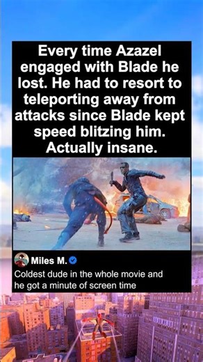 Blade vs Azazel - Fight Scene - Deadpool & Wolverine (2024)