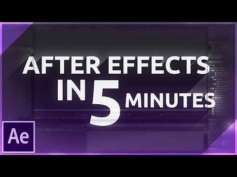 Learn After Effects in 5 MINUTES! Beginner Tutorial
